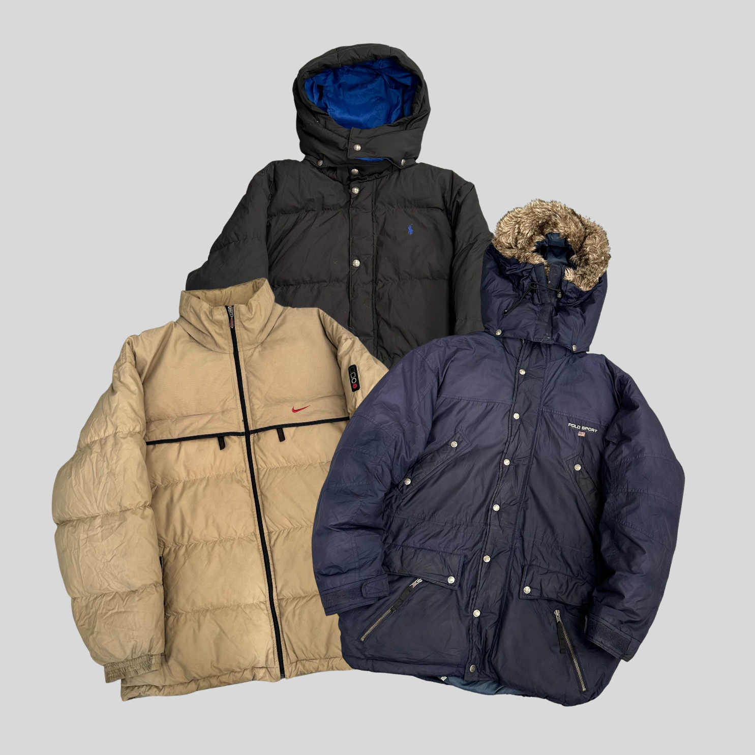 PREMIUM BRANDED PUFFER JACKETS X 5 – Graded Wholesale